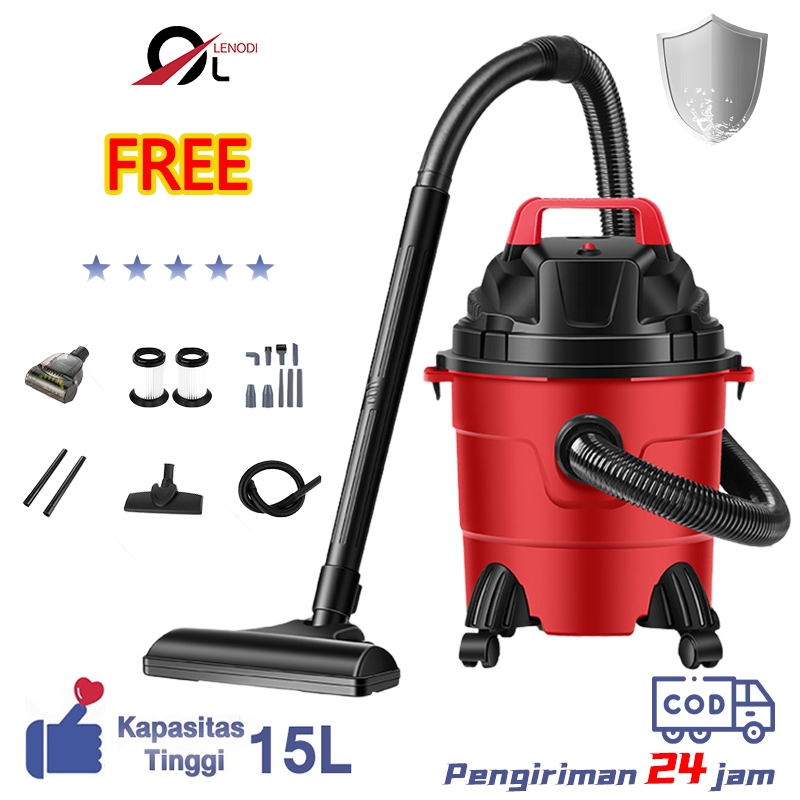 Jual Vacuum Cleaner 15 liter Sedot Basah Kering Vacum Blower Wet Dry Penyedot Debu 3 in1 ...