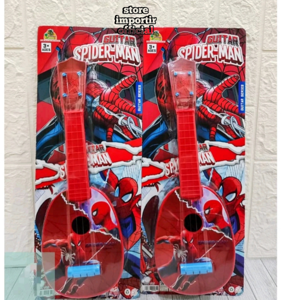 Jual Mainan Anak Gitar Karakter Spiderman OCT 315 Gitar Plastik Anak ...