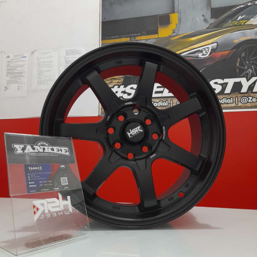 Jual velg racing mobil HSR BOROKO TJH R16 buat jazz vios yaris avanza ...