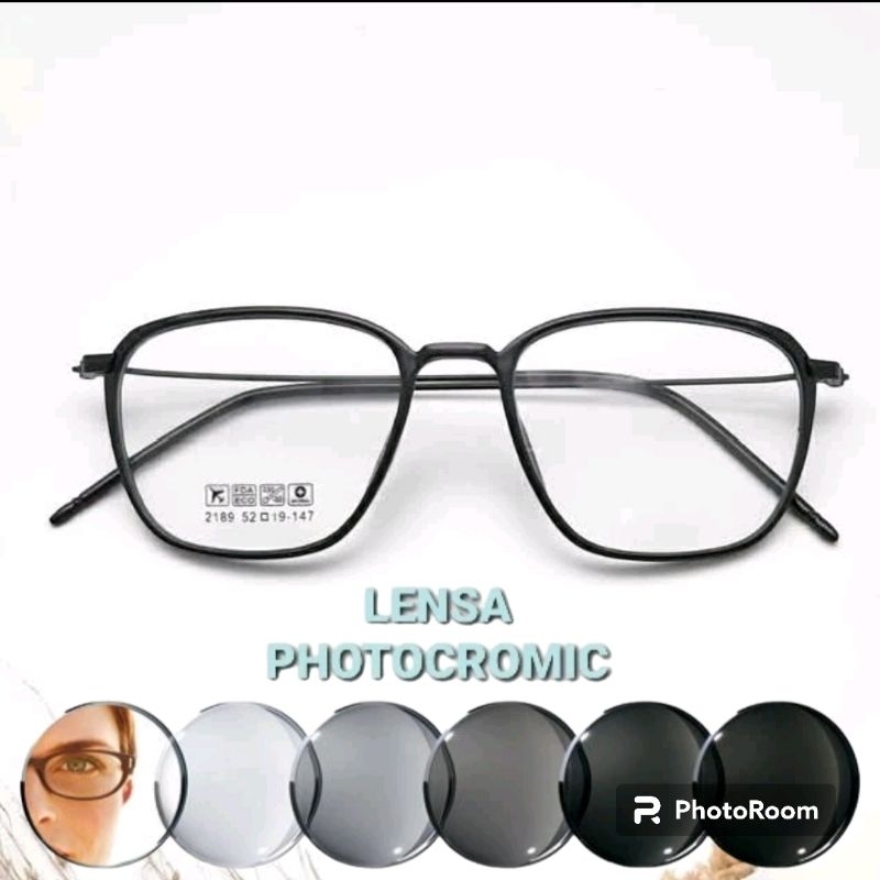 Jual Kacamata Lensa Plus Progresif Photocromic Baca dan Jalan Pria dan ...