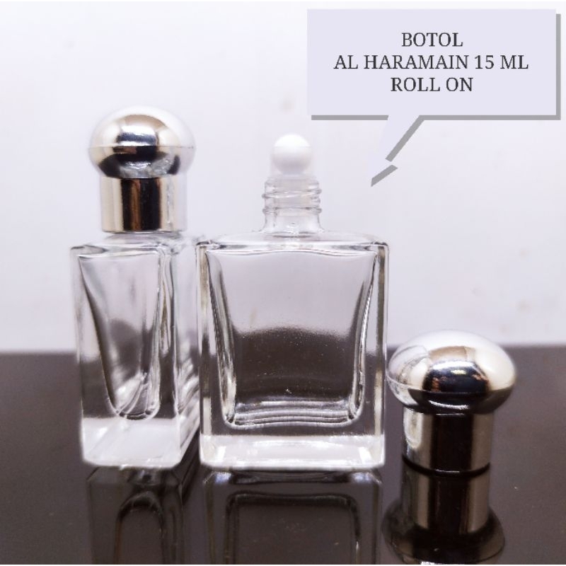 Jual BOTOL HERMES/AL HARAMAIN 15 ML. BOTOL KOTAK KOSONG PARFUM ROLL ON ...