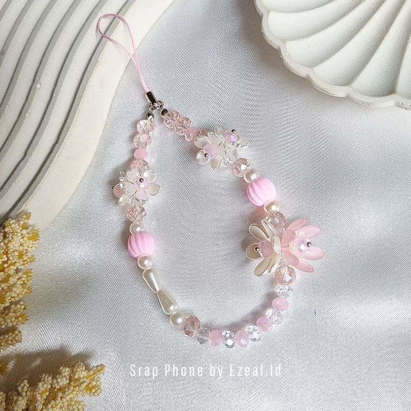 Jual Phone Strap Beads Gantungan Lanyard Tali Hp Manik Manik Bunga ...