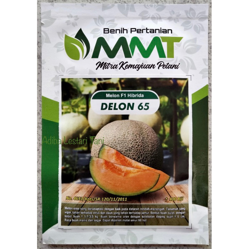 Jual Benih Hibrida Melon DELON 65 F1 isi 400 biji - Original Cap Benih ...