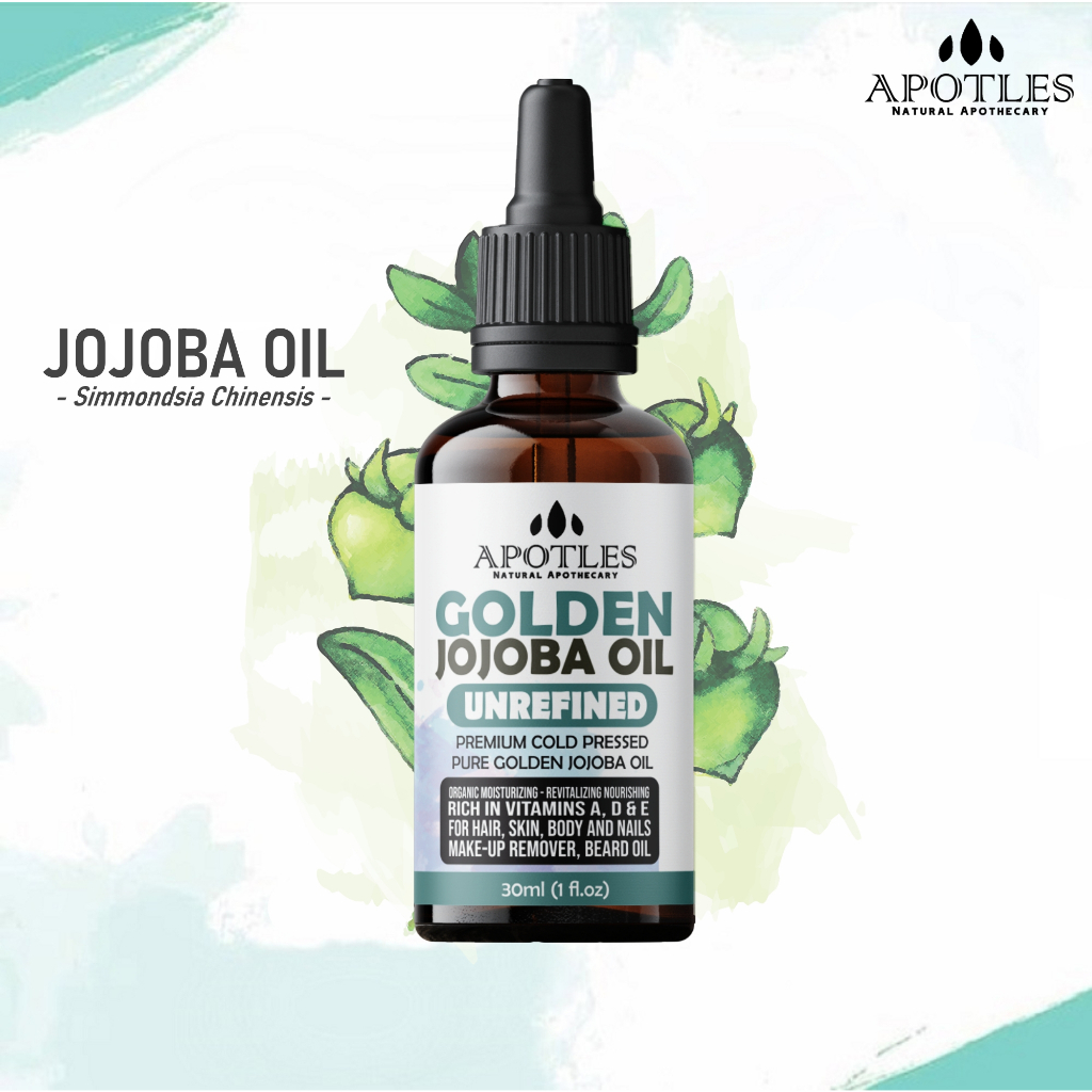 Jual Organic Golden Jojoba Oil - Minyak Jojoba Murni Cold Pressed 30ml ...