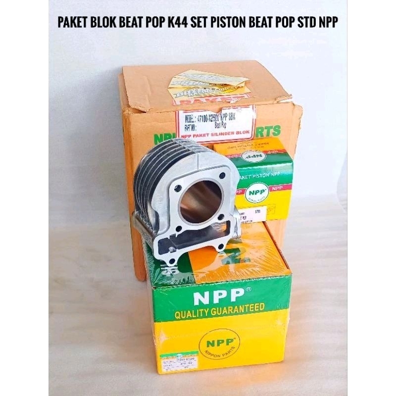 Jual CYLINDER BLOK SEHER SET PISTON BEAT POP (K44) NPP - BOYRENK RACING ...