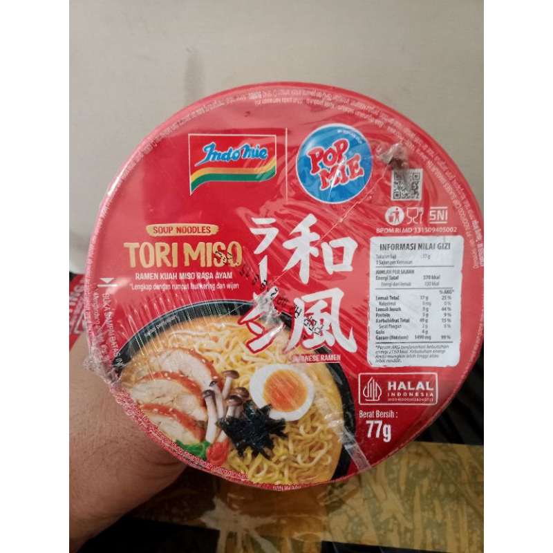 Jual Pop Mie Ramen Kuah Miso Rasa Ayam 70gr | Shopee Indonesia