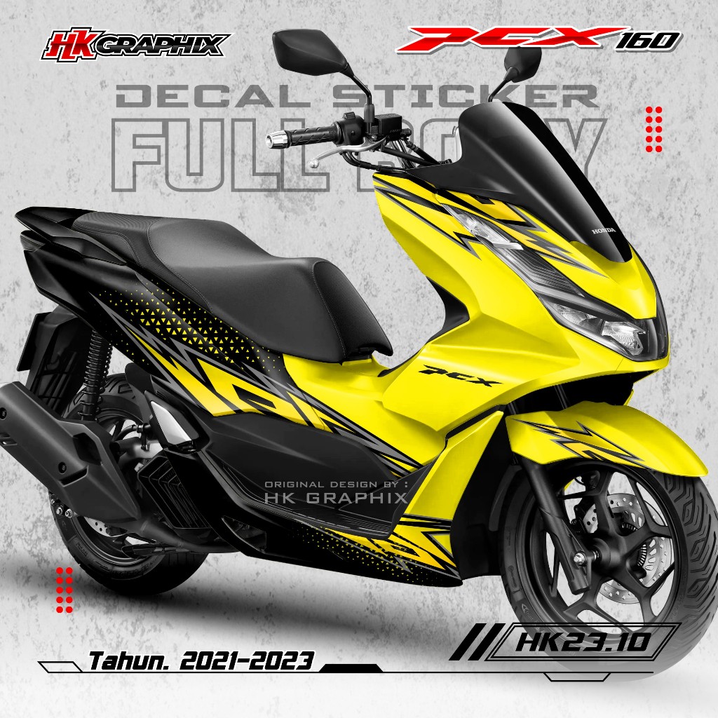 Jual Sticker Decal PCX 160 Full Body 2021 2022 2023 2024 Terbaru Desain ...