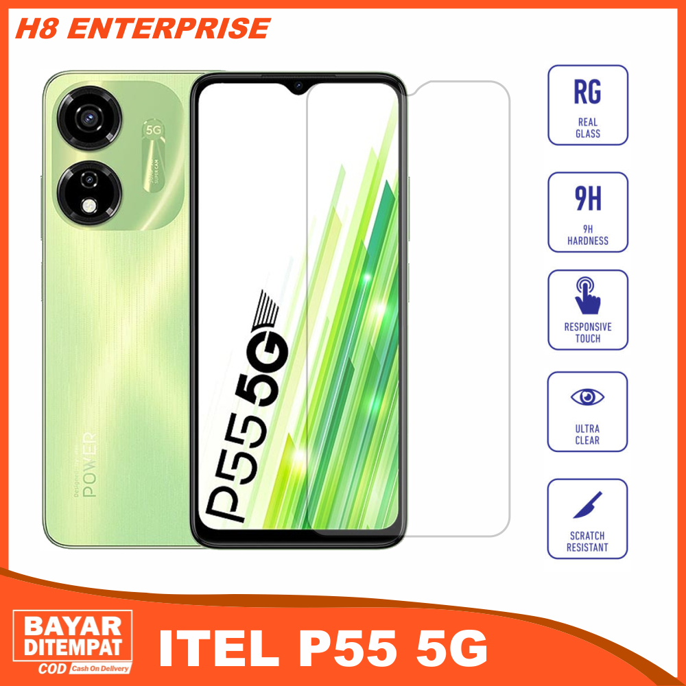 Jual Tempered Glass iTEL P55 5G - Anti Gores Kaca Premium Quality | Shopee Indonesia