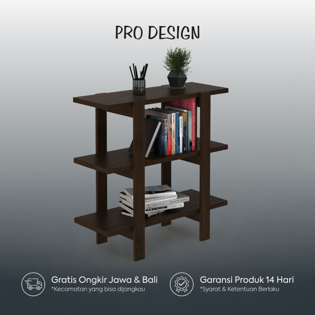Jual Pro Design Marsden MRDSU 2X1 Rak Buku / Rak Serbaguna / Rak ...