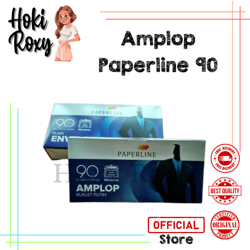 Jual AMPLOP PAPERLINE NO 90 / AMPLOP PUTIH / AMPLOP UANG / AMPLOP SURAT ...