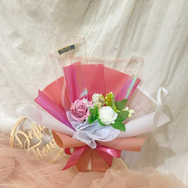 Jual buket bunga korean style/ Buket Bunga murah/buket aesthetic/buket ...