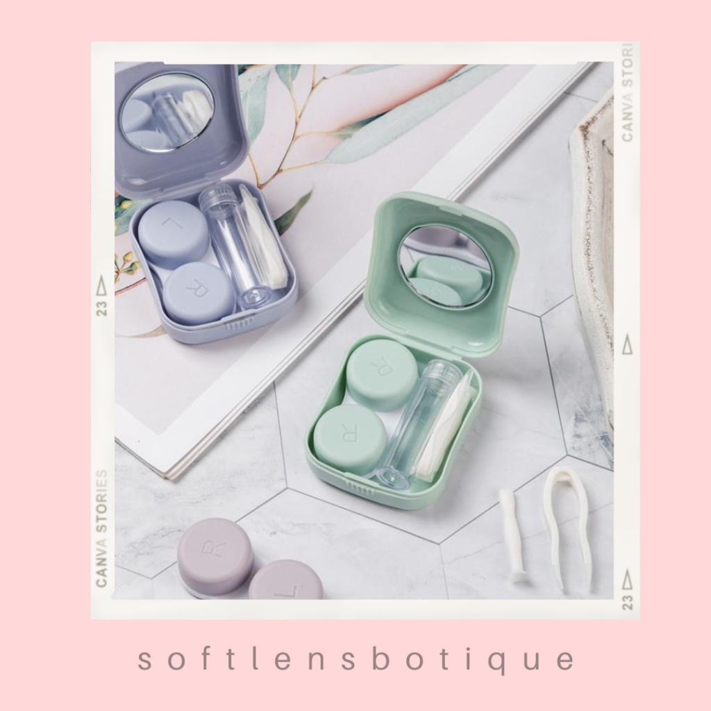 Jual Kotak Tempat Case Softlens Travel Kit Lengkap 5 in1 Wadah Soflens ...