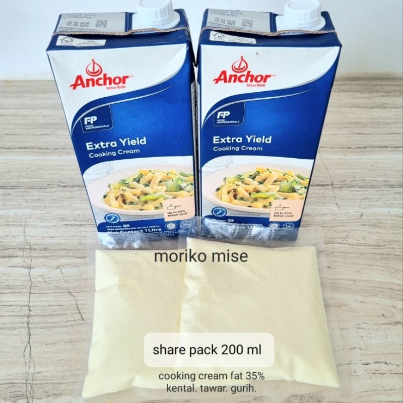 Jual [ SHARE PACK 200 ml ] ELLE VIRE ANCHOR GREENFIELDS whipping cream ...