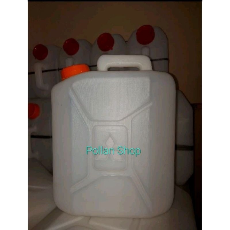 Jual Jerigen Baru 10 Liter Putih Tiga Roda | Shopee Indonesia