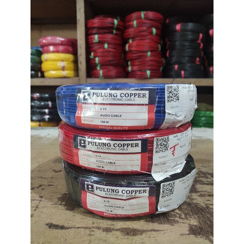 Jual Kabel NYAF / Serabut 1*0.75 mm Merk Pulung / Daisaku (100 Meter ...