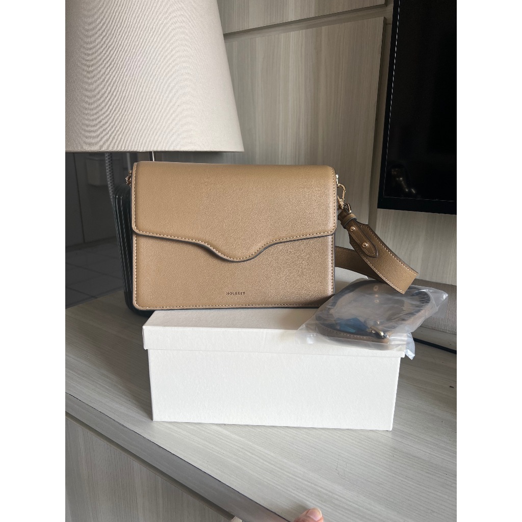 Jual HOLDREY Alba Bag Medium Latte | Shopee Indonesia