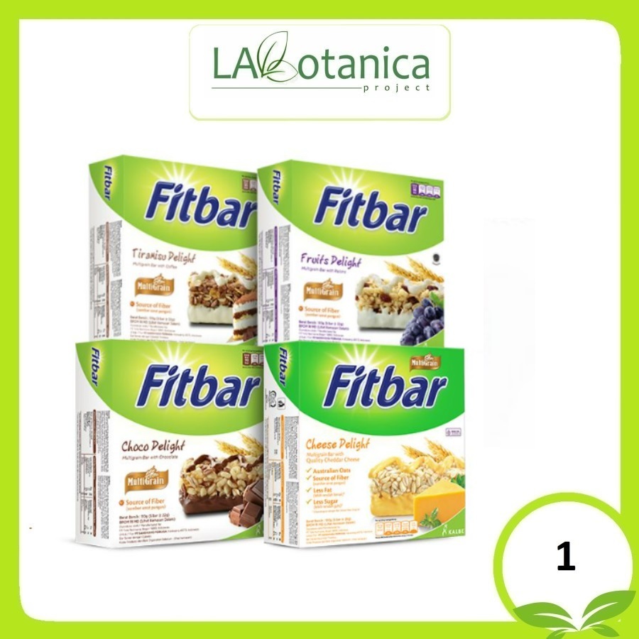Jual Fitbar Multigrain All Varian Cheese Fruits Chocolate Tiramisu 5 x ...