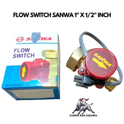 Jual GM-Flow Switch SANWA 1 x 3/4 Inch & 1 X 1/2 Inch Pompa Booster ...