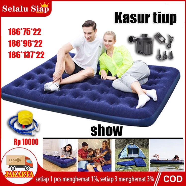 Jual Bestway 186*75*22/186*96*22/186*137*22 Matras Tidur Kasur Angin ...