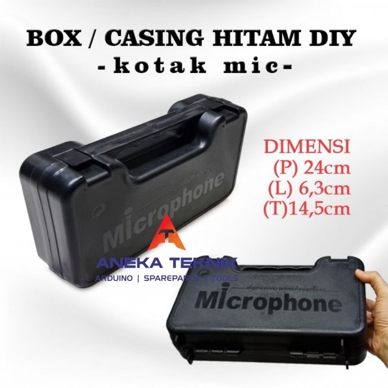 Jual Mic Box / Kotak Mic Koper Penyimpanan Mic Microfon Microphone ...