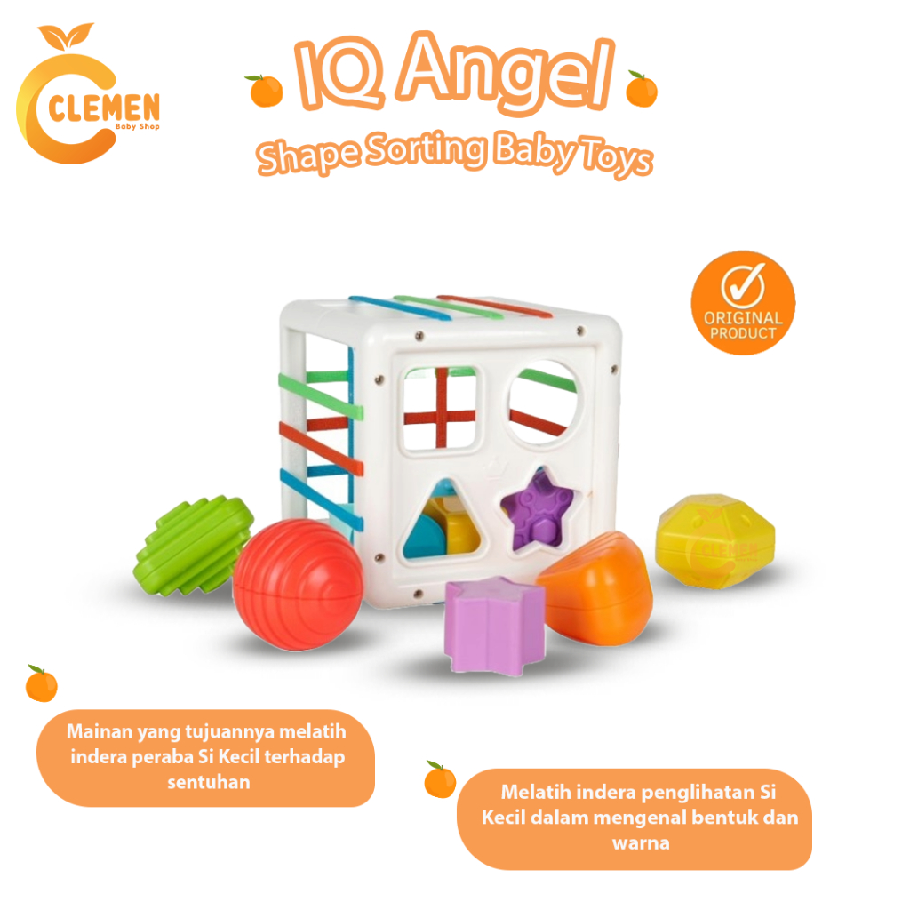Jual IQ Angel Shape Sorting Baby Toys (Mainan Anak) | Shopee Indonesia