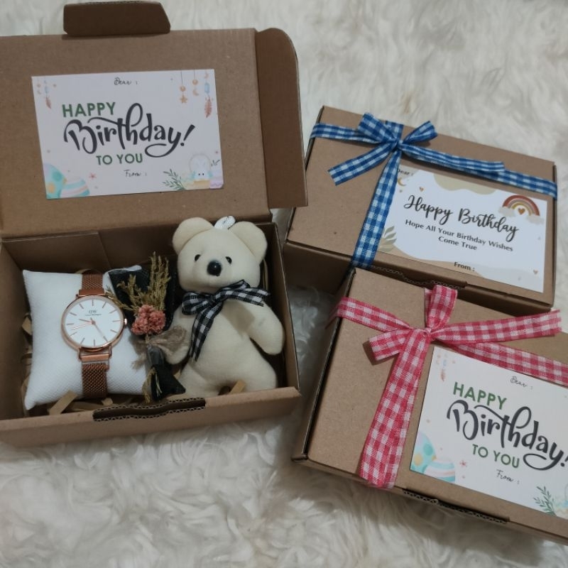 Jual Hampers Jam Tangan Rantai Pasir Gift / Hadiah / Kado Ulang Tahun ...