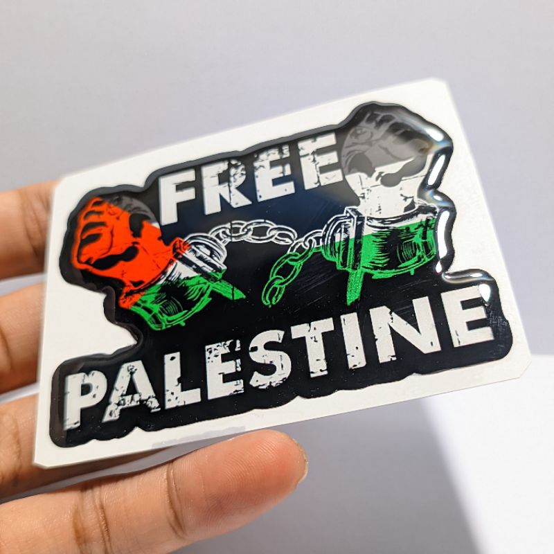 Jual FREE PALESTINE Emblem sticker timbul resin lentur | Shopee Indonesia