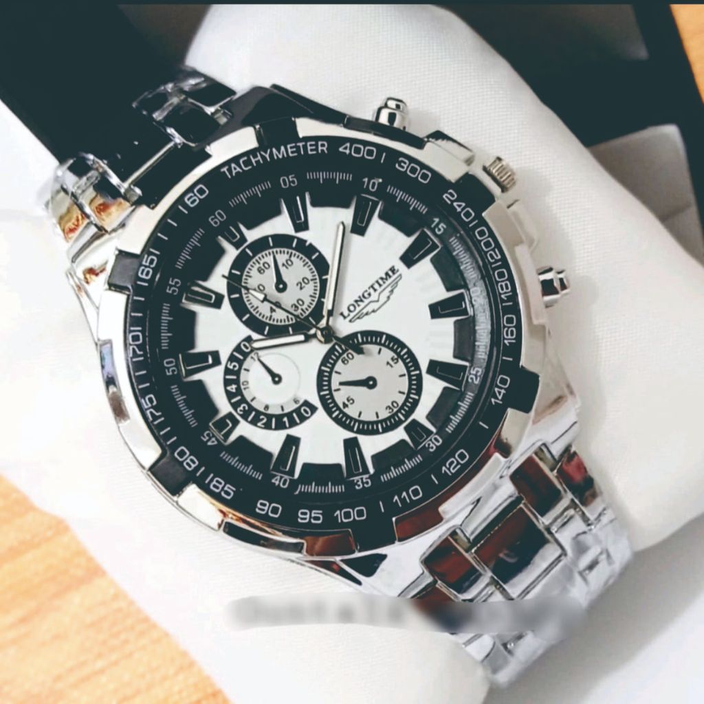 Jual Jam Tangan Longtime Pria Original Full Stainlestel Anti air ...