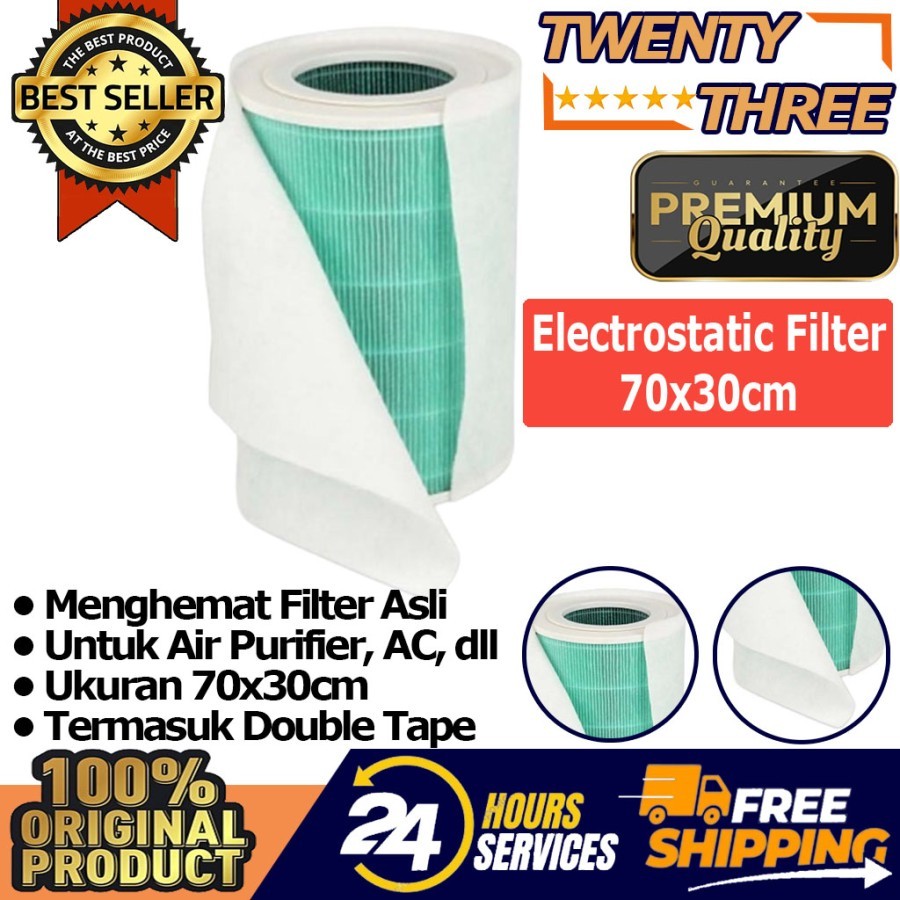 Jual Electrostatic Cotton Antidust Filter HEPA Penjernih Udara Air ...