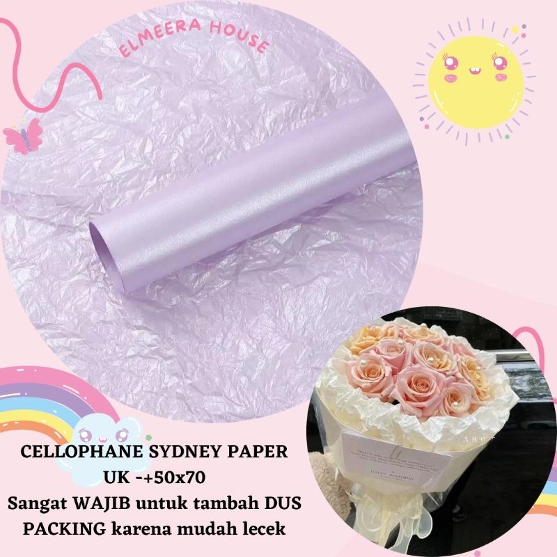 Jual SYDNEY PAPER |CELLOPHANE Sydney Paper (WAJIB TAMBAHKAN DUS PACKING ...