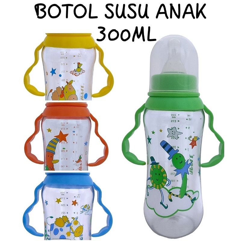 Jual Botol Susu Anak 300ml DUA GAGANG DOUBLE HANDLE Dot Bayi 300 ML ...