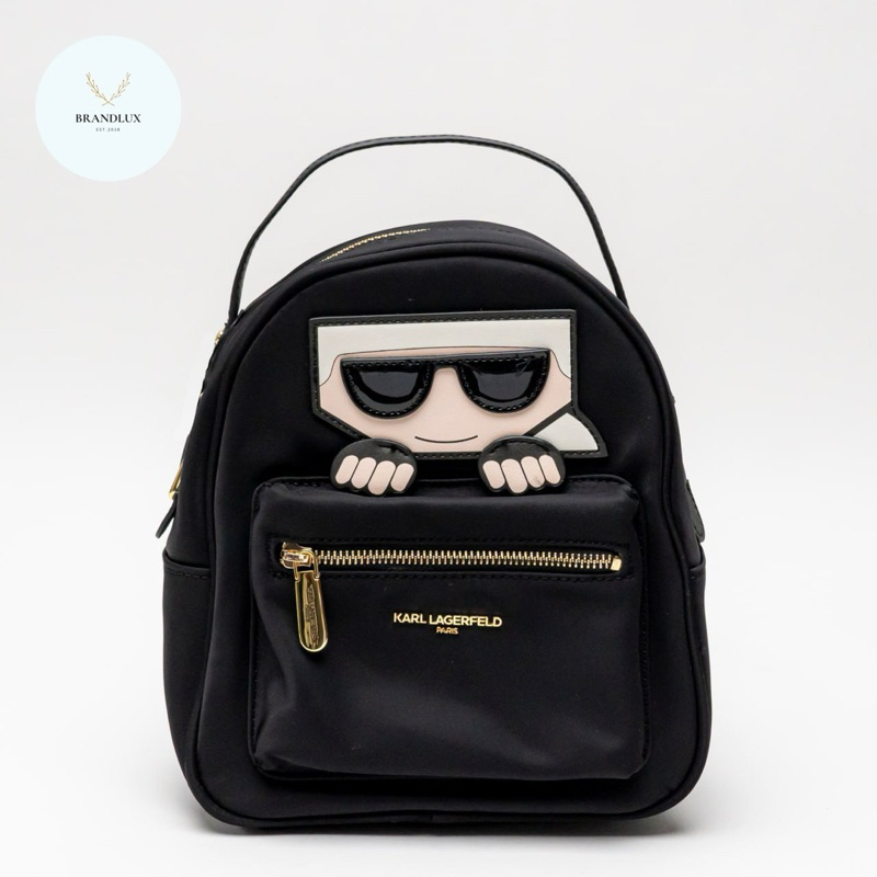 Jual Karl Lagerfeld Paris Amour Nylon Small Backpack | Shopee Indonesia