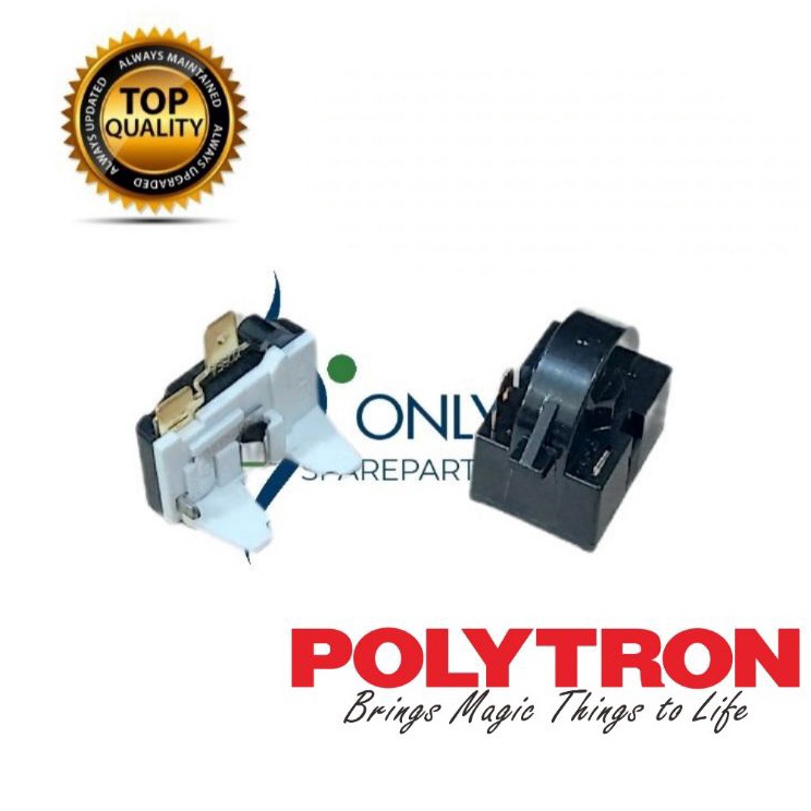 Jual ct Relay Ptc Overload showcase Lemari Pendingin Polytron | Shopee ...