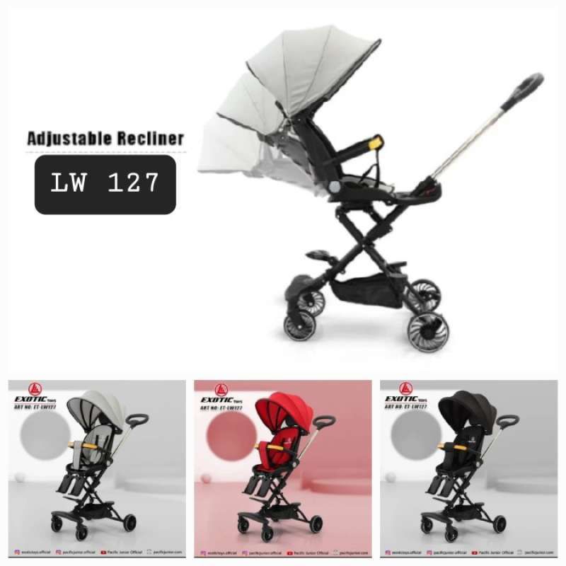 Jual magic stroller exotic lw 127 bisa duduk dan rebahan dua arah ...