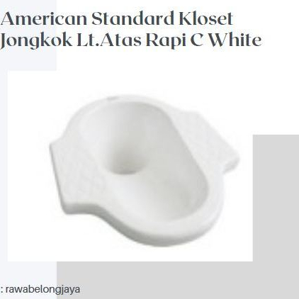 Jual American Standard Kloset Jongkok /Closet Lantai Atas Rapi C White ...
