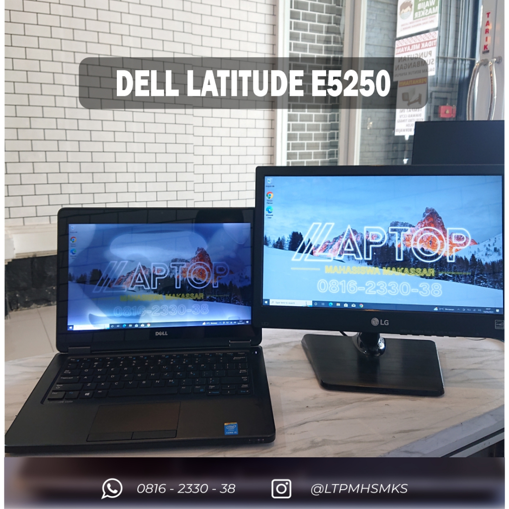 Jual Laptop Dell Layar Sentuh FullHD Latitude E5250 Core i5 Ram 8 SSD ...