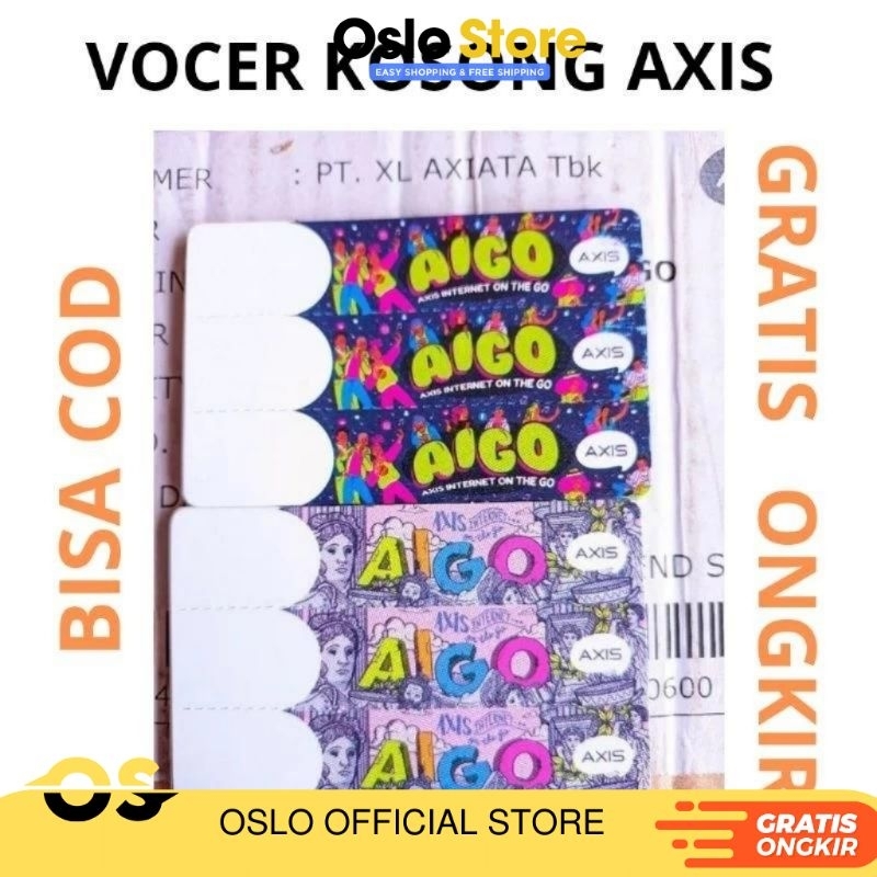 Jual KARTU PERDANA AXIS ZERO/KOSONG 1 BOX (300SN) | Shopee Indonesia