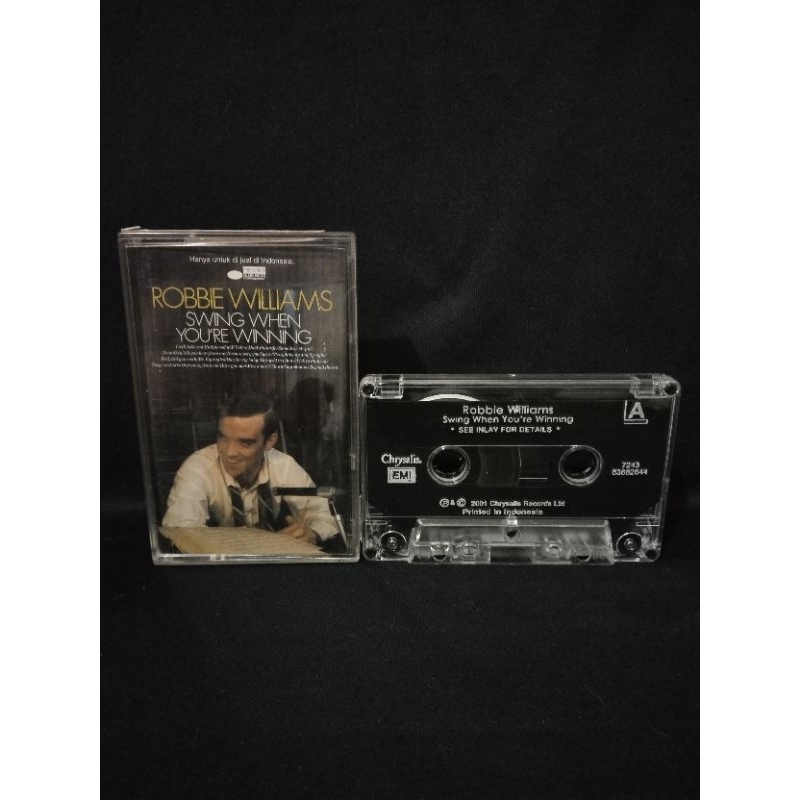 Jual kaset Robbie Williams album Swing When You're Winning | Shopee ...