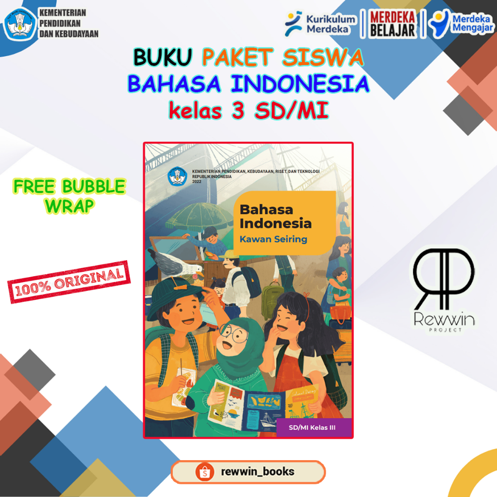 Jual Buku SISWA Bahasa Indonesia Kelas 3 SD Kurikulum Merdeka | Shopee Indonesia