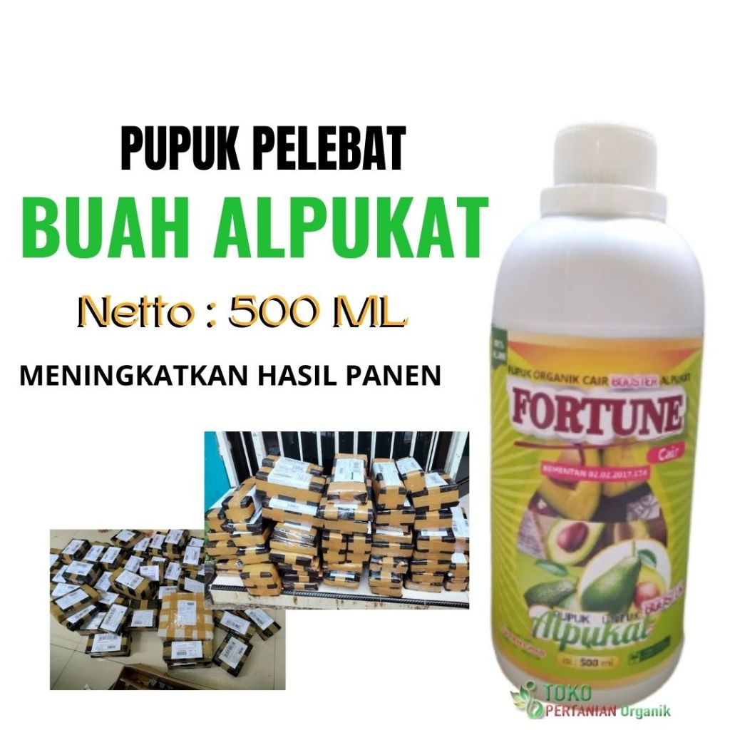 Jual Pupuk Organik boster alpukat cair, FORTUNE booster alpukat 500 Ml ...