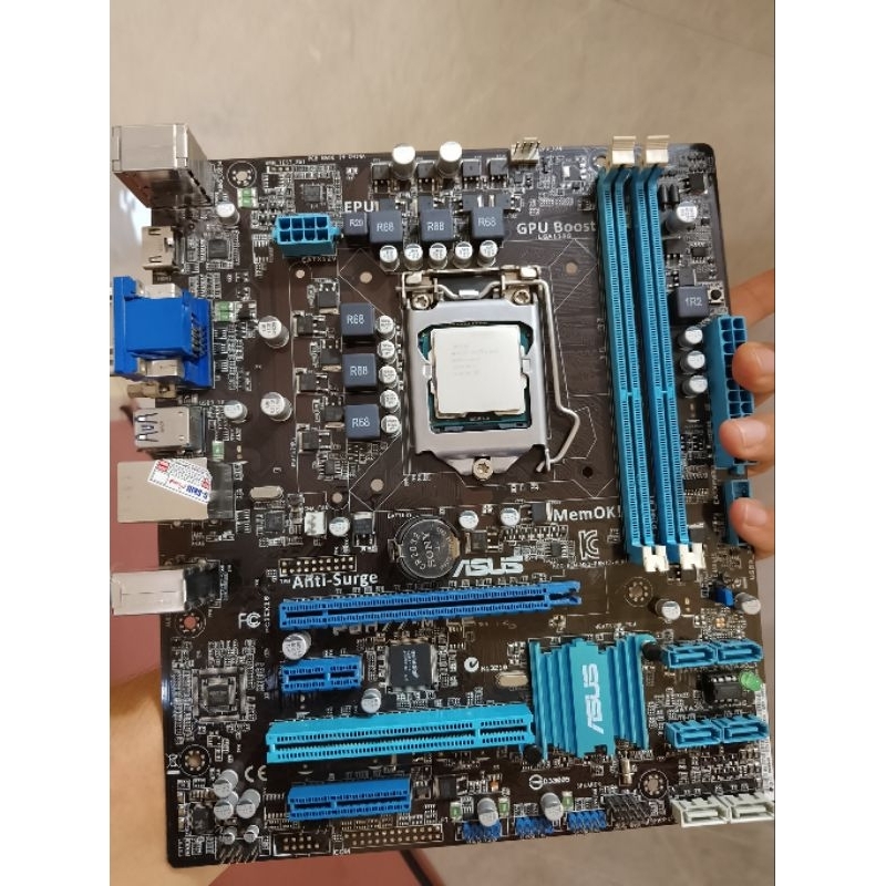 Jual Motherboard asus H61 Usb3 || i5 Gen3 3470 mulus Normal Siap Rakit ...