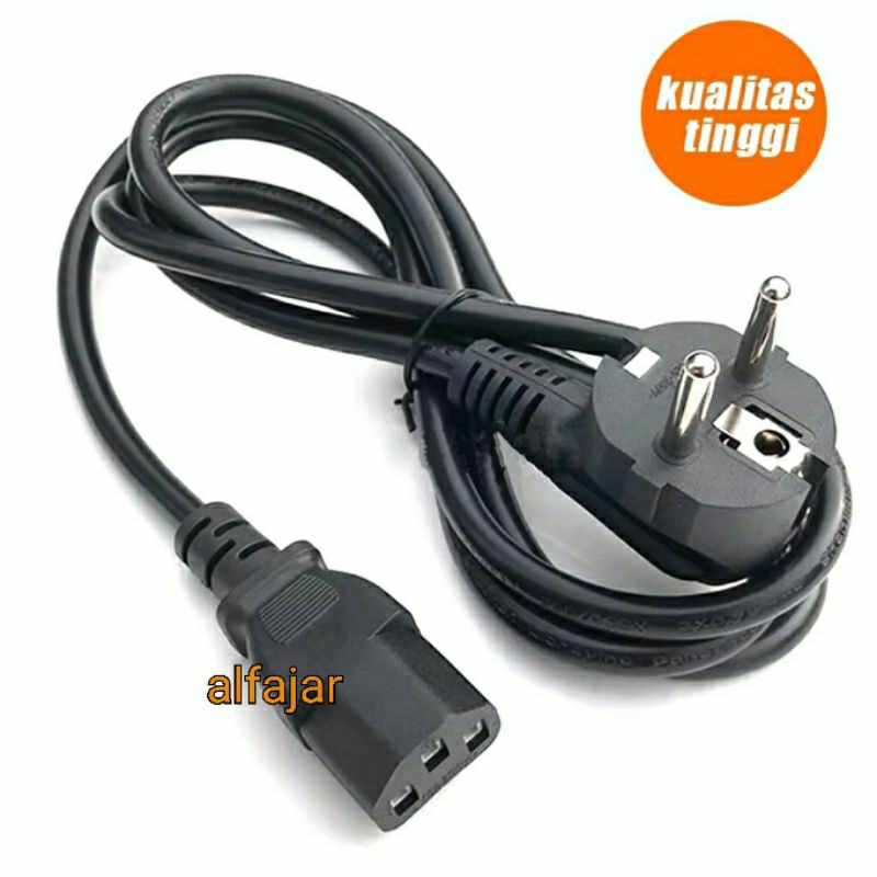 Jual Kabel Power Adaptor AC Listrik Tebal High quality | Shopee Indonesia