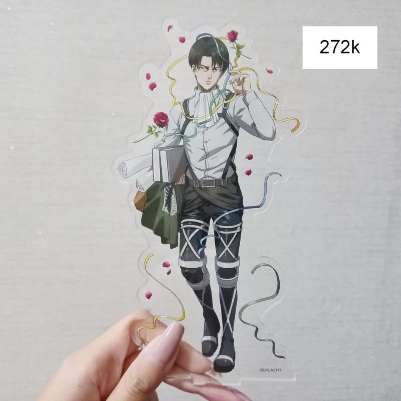 Jual Levi Ackerman Sanrio Birthday Acrylic Standee Attack On Titan AOT ...