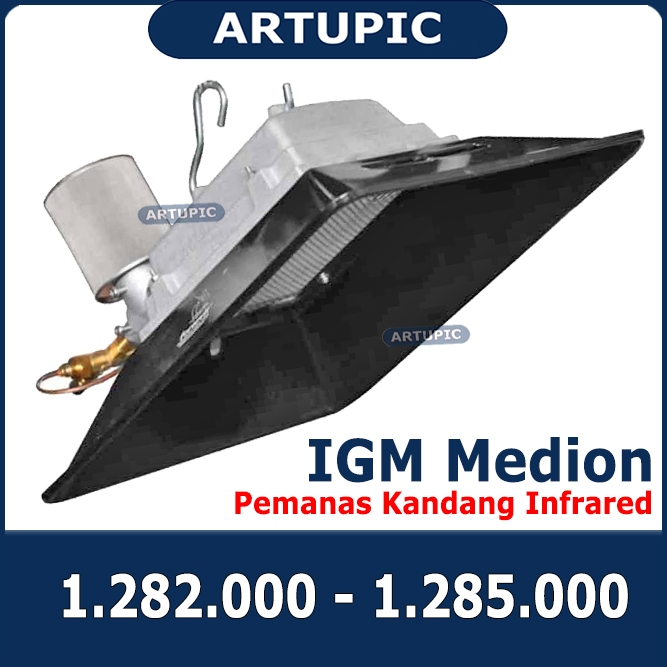 Jual IGM Indukan Medion Pemanas Kandang Ayam mirip Gasolec Heater Gas ...