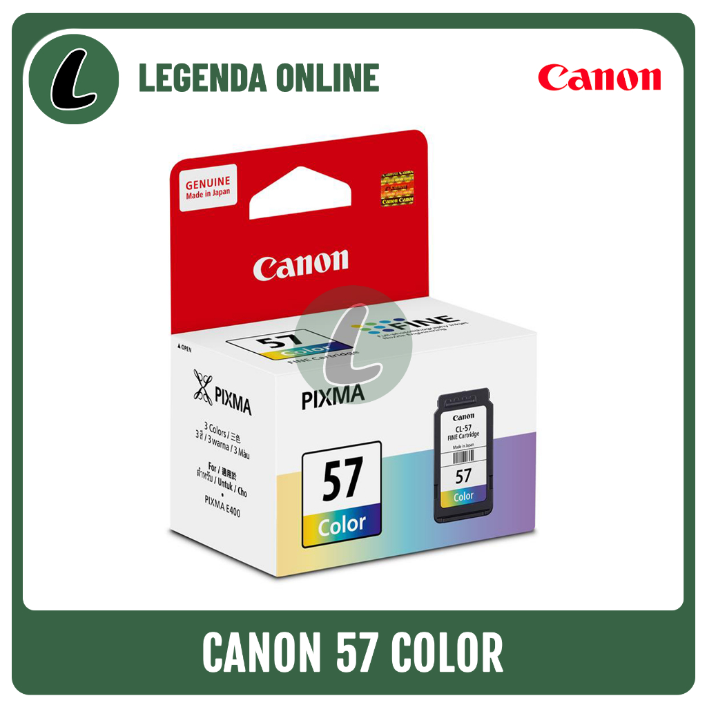 Jual Cartridge Canon 57 CL-57 Color Tinta Original (untuk E410/E460 ...