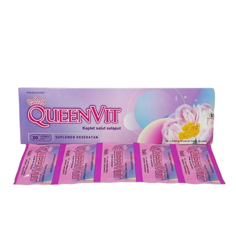 Jual QUEENVIT BOX 30 TABLET | Shopee Indonesia