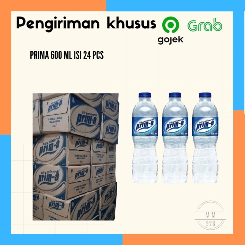 Jual Prima botol air mineral 600ml | Shopee Indonesia