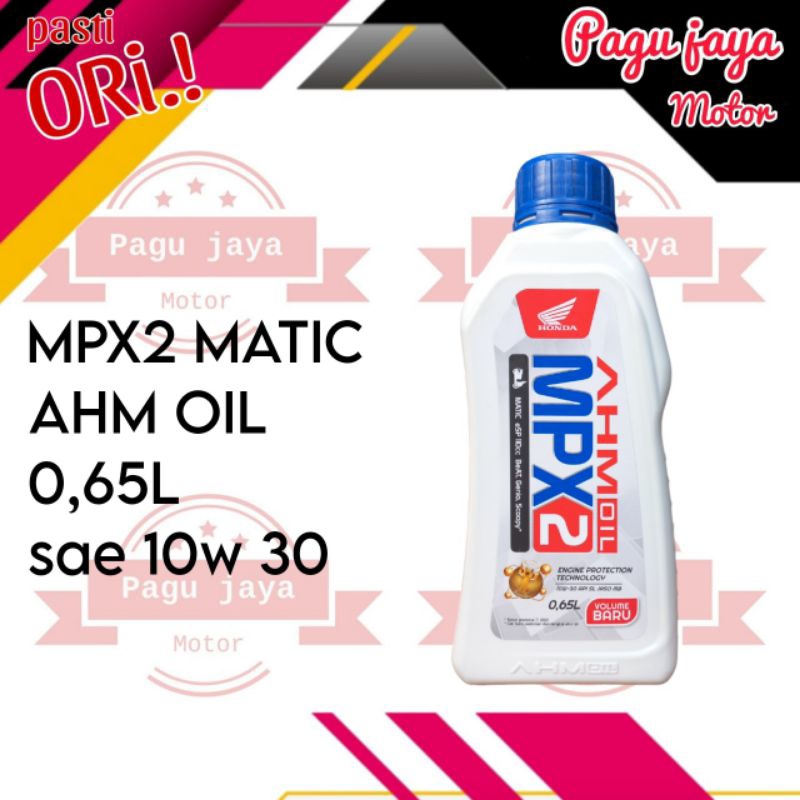 Jual oli mesin MATIC MPX 2 0,65L 0,65 liter honda sae 10w-30 api sl jaso mb | Shopee Indonesia
