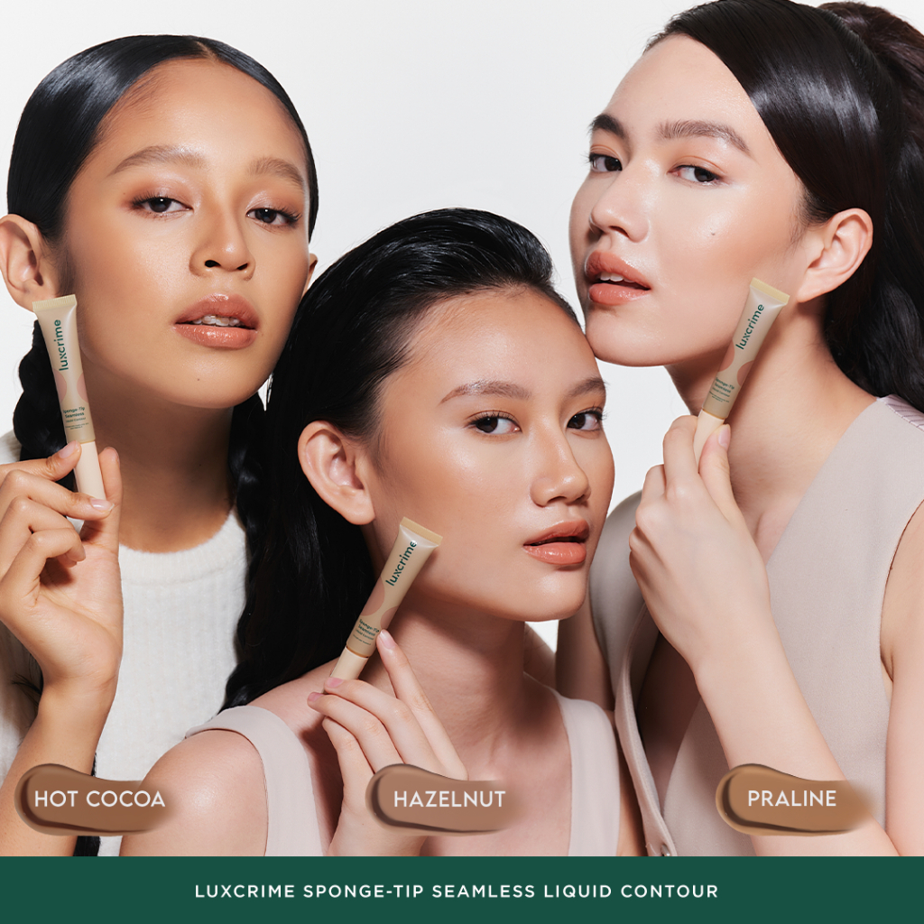 Jual LUXCRIME Sponge -Tip Seamless Liquid Contour | Shopee Indonesia
