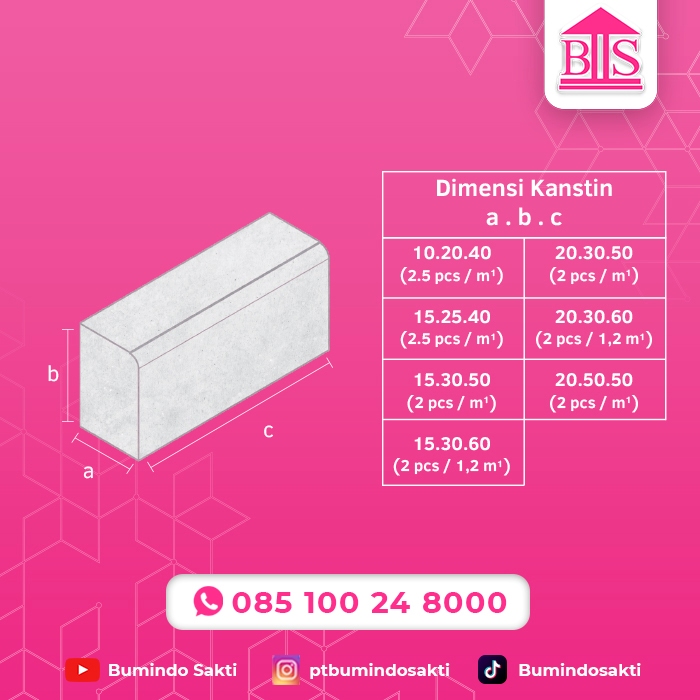 Jual Kanstin 15.30.50 Standard/Inlet/Interlock per Pcs BUMINDO SAKTI ...